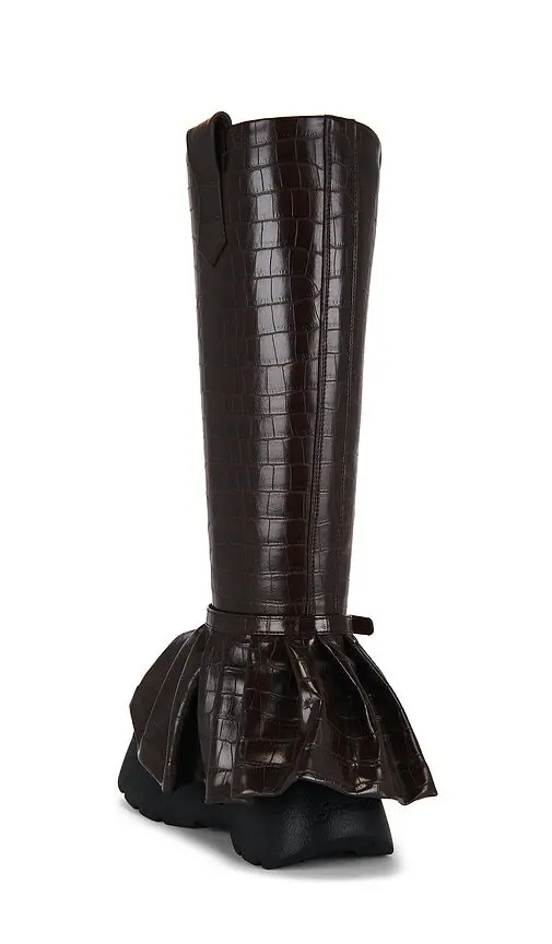 GANNI Kat Platform Boot - Brown