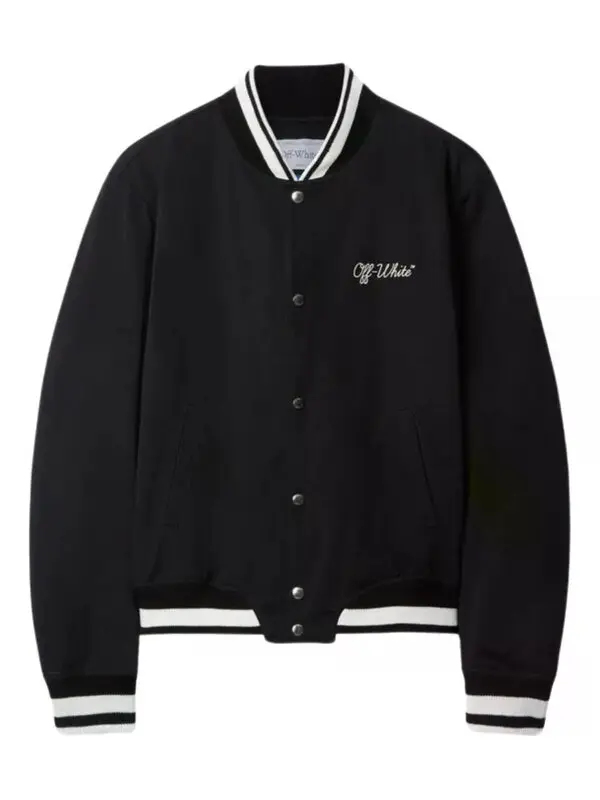 Off-White Striped Button Jacket