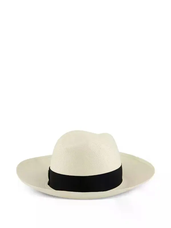 Borsalino Claudette Wide-brim Hat - White
