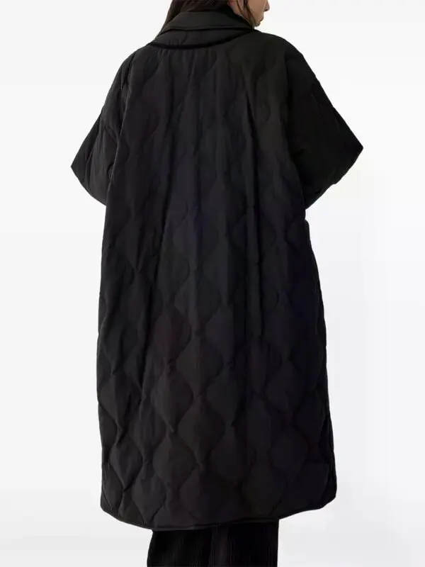 STUDIO TOMBOY Quilted Coat With Detachable Collar
