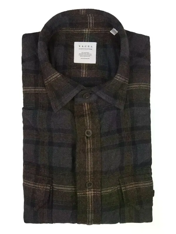 XACUS Buttoned Checked Shirt
