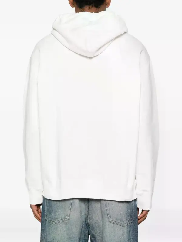 Maison Margiela Number-Print Hoodie - White | Editorialist