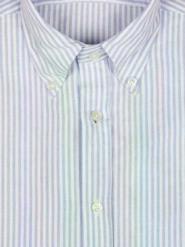 XACUS Buttoned Striped Shirt - White