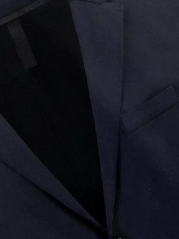 Harris Wharf London Single-breasted Merino Jacket - Blue