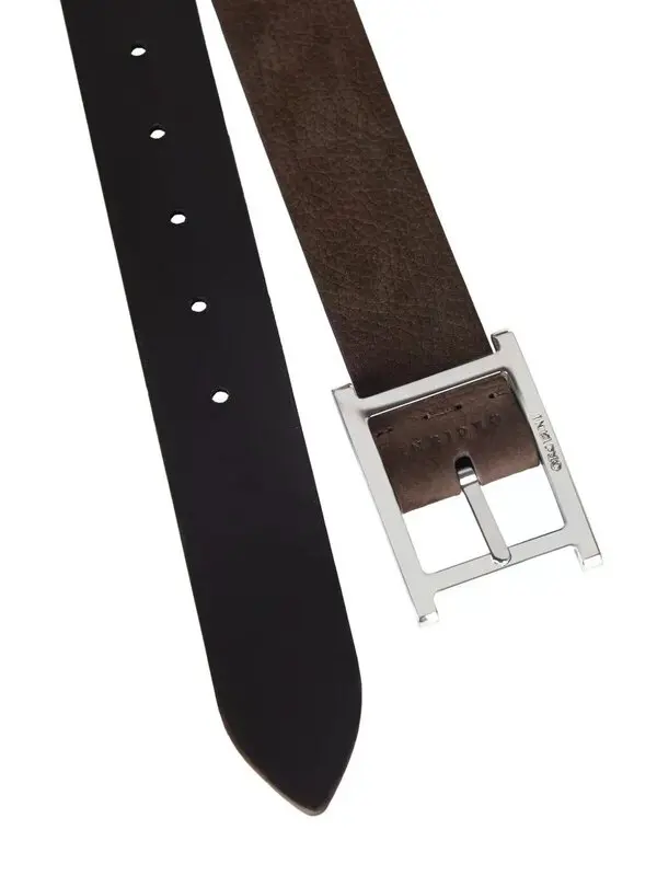 ORTIGNI Amalfi Geometric Buckle Belt