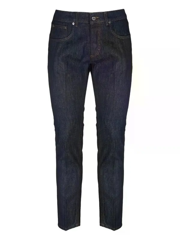 BE ABLE Buttoned Straight-leg Jeans