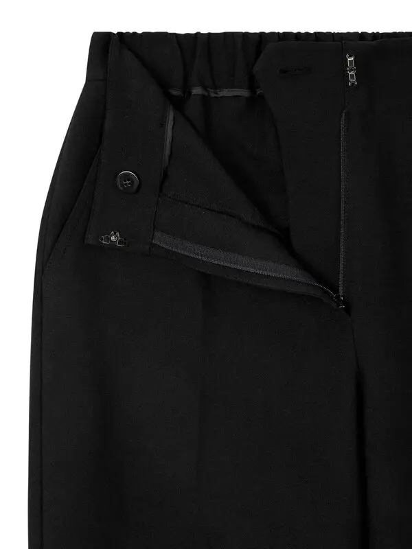 STUDIO TOMBOY Elasticated Waistband Trousers - Black