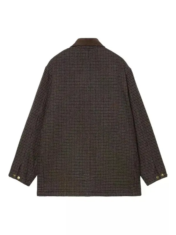 Carhartt Work In Progress Corduroy-collar Check Coat