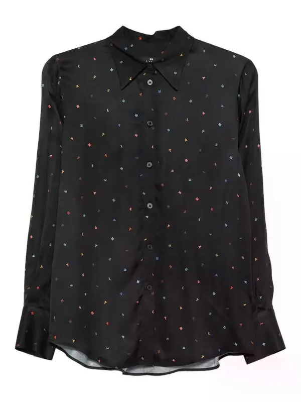 Paul Smith Printed Buttoned Top