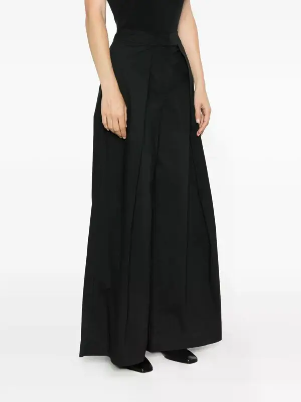 Karl Lagerfeld Pleated Wide Leg Trousers
