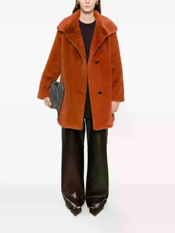 Paul Smith Faux Fur Single-button Coat
