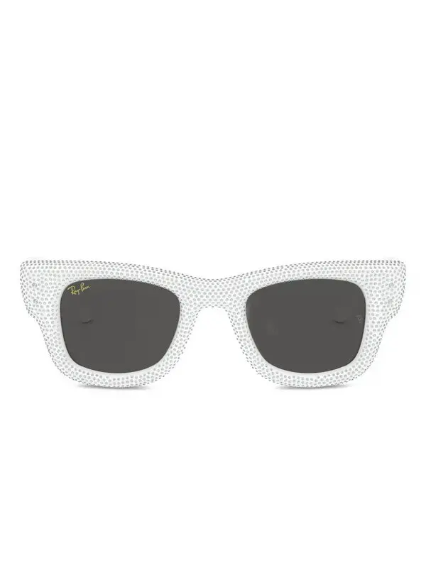 Ray-ban Wayfarer Geometric Sunglasses - White