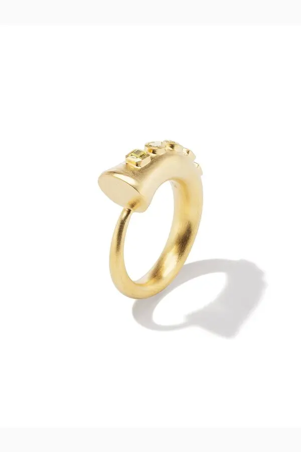 ETIQ Diamond Horn Ring