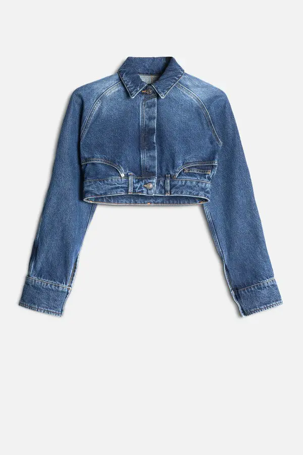 7 For All Mankind Cropped Jacket