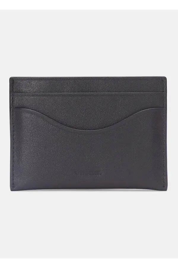 Vince Nappa Leather Cardholder - Natural