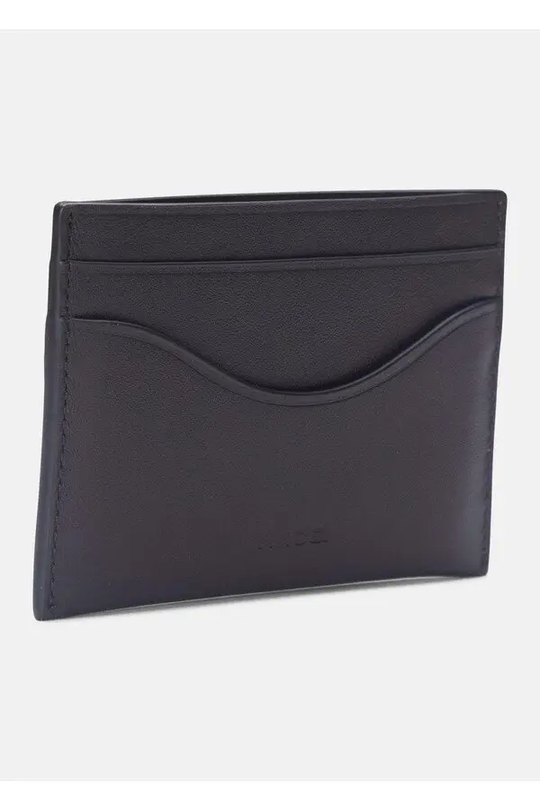 Vince Nappa Leather Cardholder - Natural