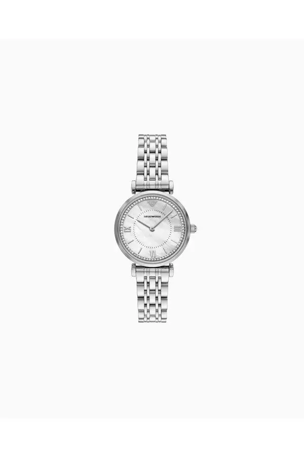 Emporio Armani Two-hand Stainless Steel Watch - Red