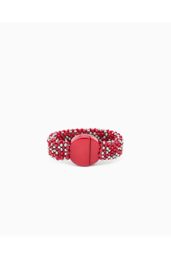 Giorgio Armani Bohemian Glass Bracelet - Red