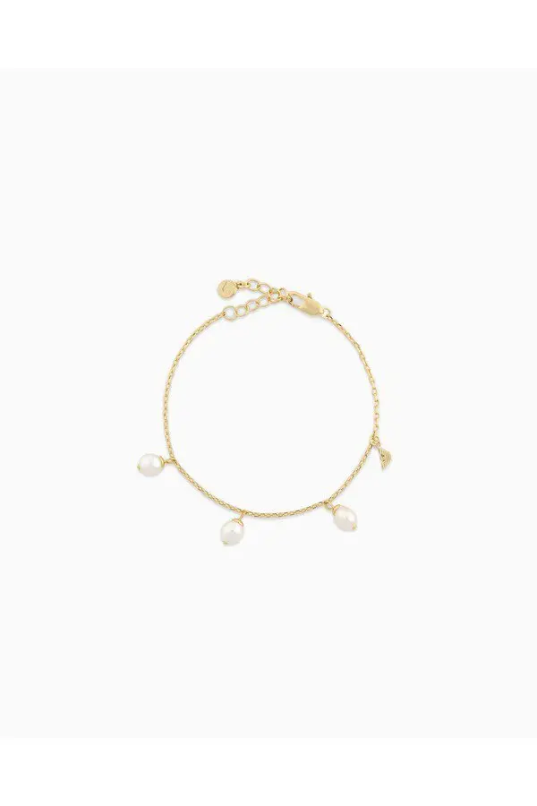 Emporio Armani Gold-tone Brass Bracelet - Red