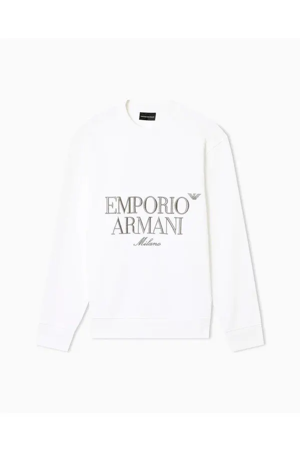Emporio Armani Crewneck Sweatshirt - White