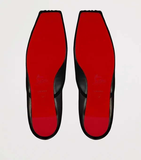 CHRISTIAN LOUBOUTIN Cassiasticina Leather Ballet Flats