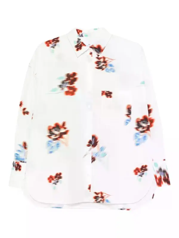 Paul Smith Floral Print Shirt - White