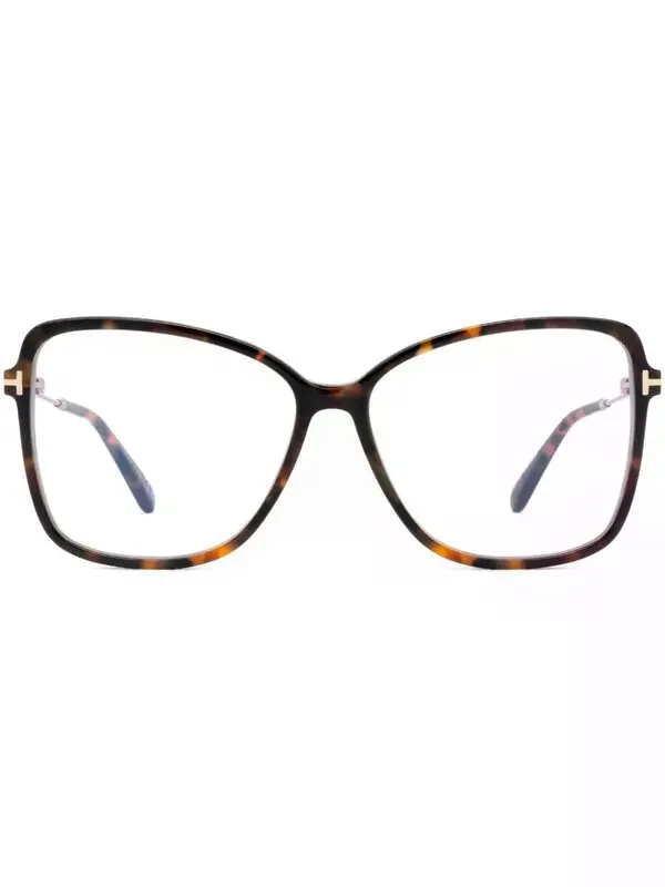 TOM FORD Oversized Frame Glasses - Brown