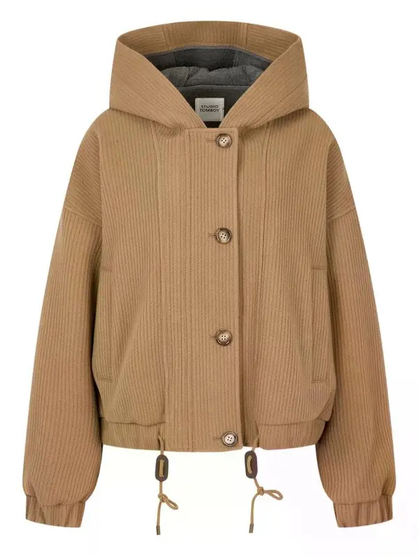 STUDIO TOMBOY Hooded Corduroy Jacket