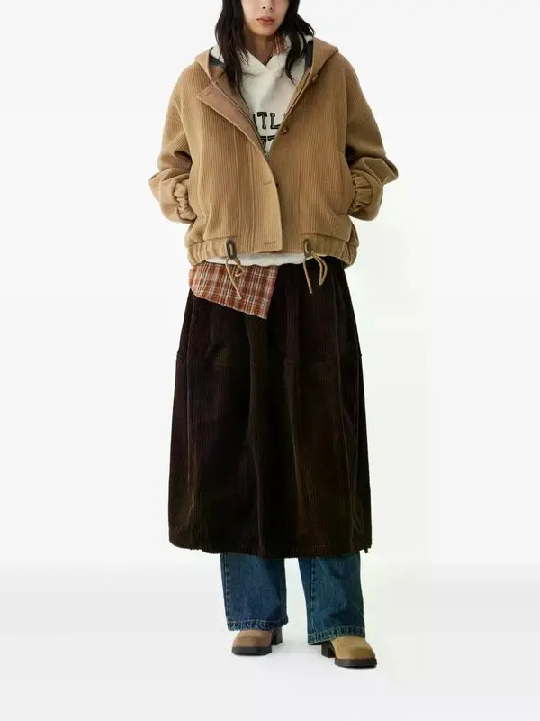 STUDIO TOMBOY Hooded Corduroy Jacket