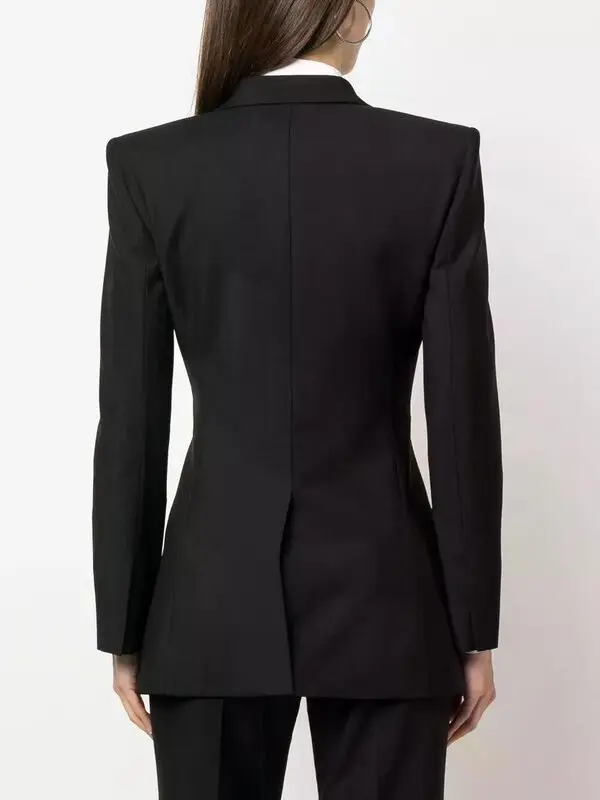 Givenchy Wool-mohair Blazer With Shoulder Pads