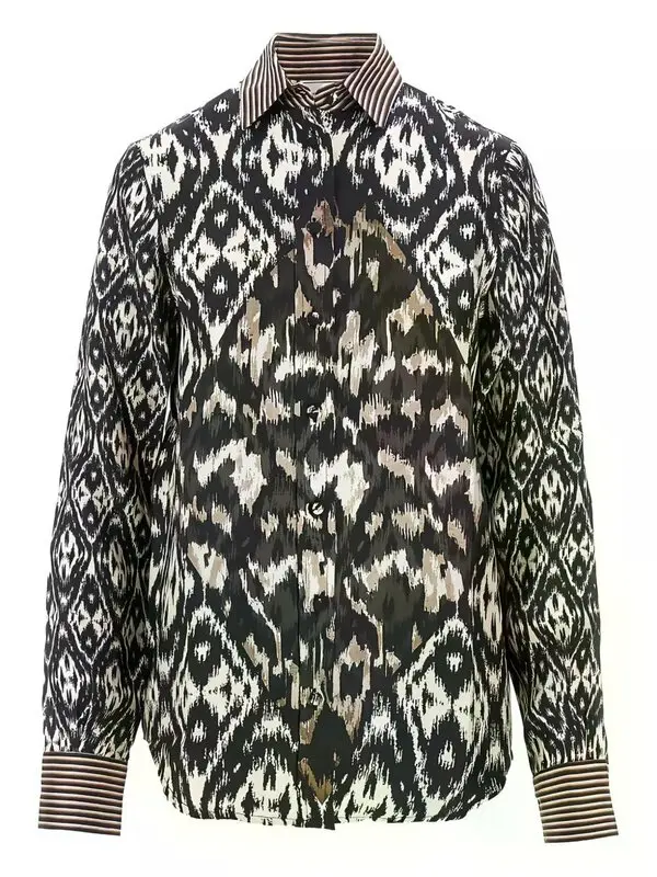 PIERRE-LOUIS MASCIA Patterned Shirt