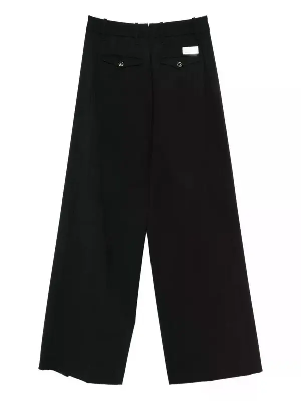 NINE:INTHE:MORNING Button-fastening Pleated Trousers