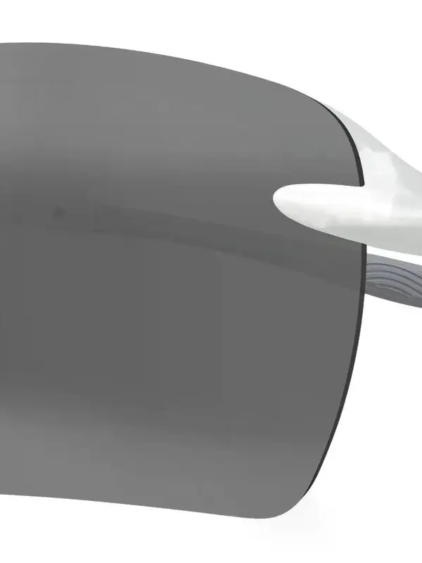 Maui Jim Ho’okipa Ultra G Rectangle-frame Rimless Sunglasses - White