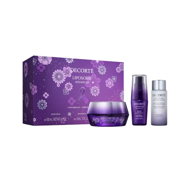 DECORTE Liposome Advanced Repair Cream Purple Ribbon Set - One-color