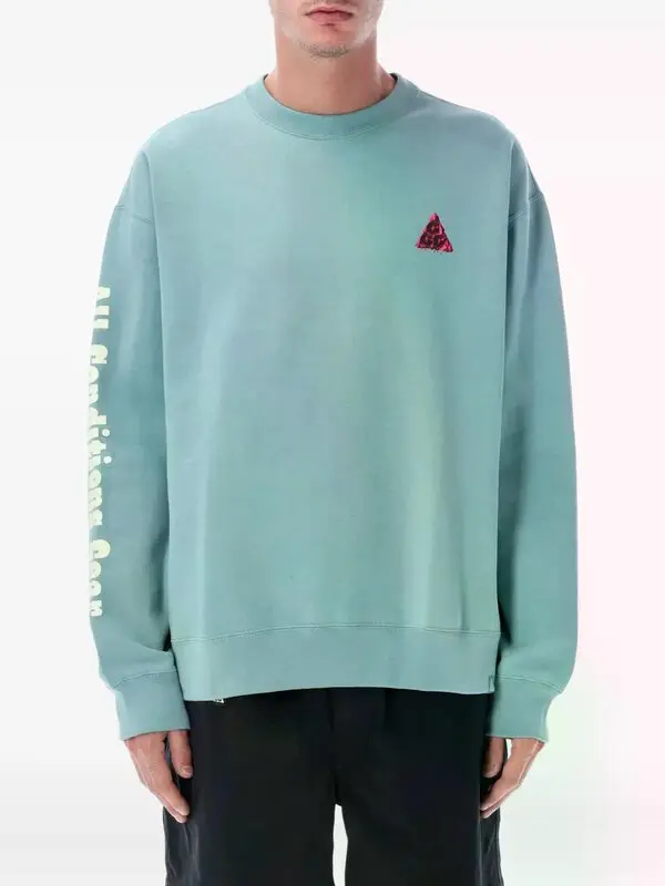 Nike Graphic Print Crew-neck Sweatshirt