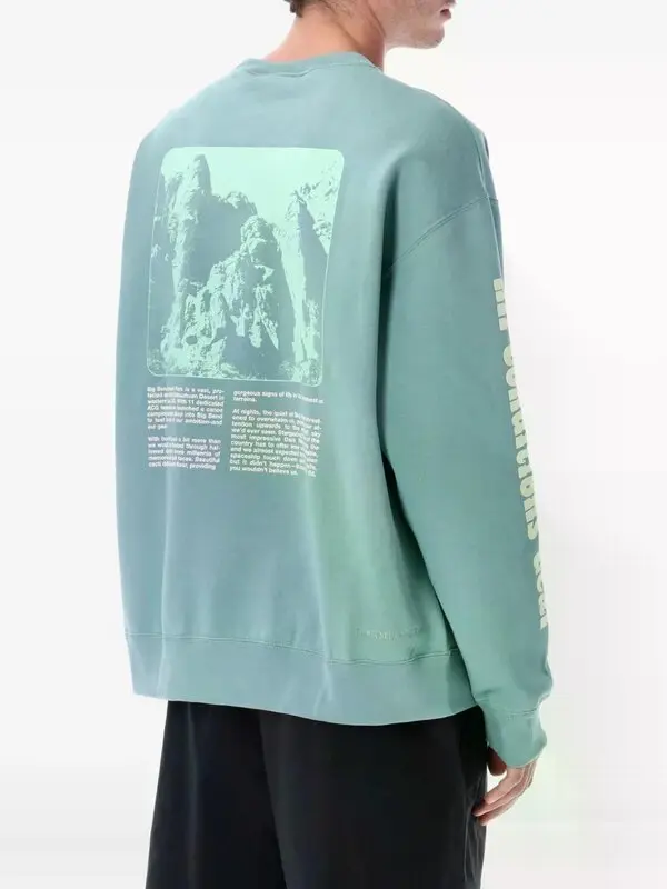 Nike Graphic Print Crew-neck Sweatshirt