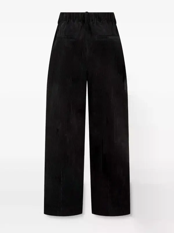 STUDIO TOMBOY Drawstring Corduroy Trousers - Black