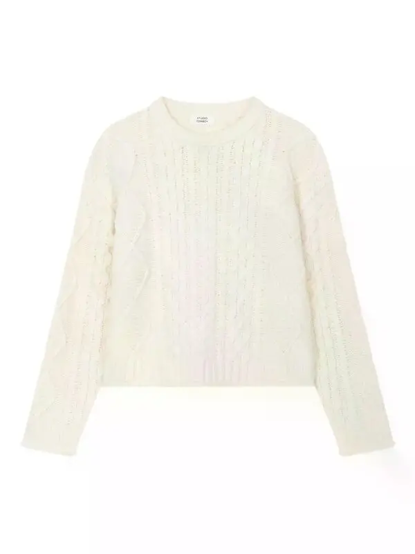 STUDIO TOMBOY Cable-knit Sweater - Neutrals