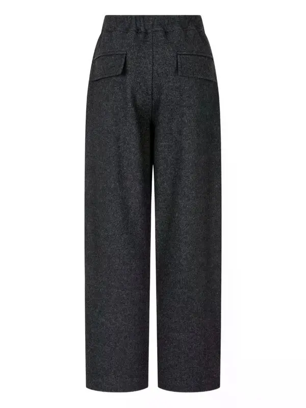 STUDIO TOMBOY Elasticated-waistband Wool Trousers