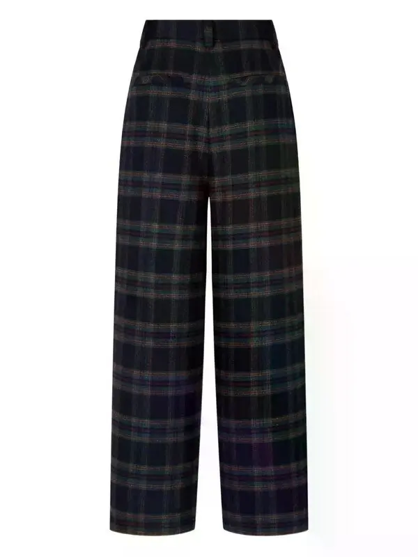 STUDIO TOMBOY Pleated Checkered Trousers