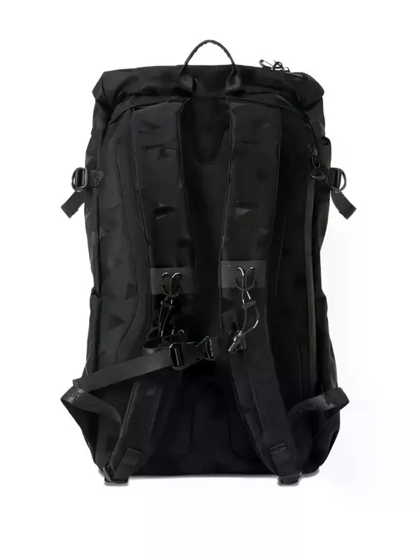 AND WANDER Triangle-jacquard Backpack