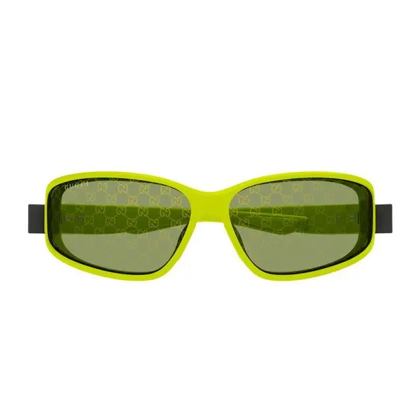 Gucci Linea Institutional Logo Sunglasses - Green