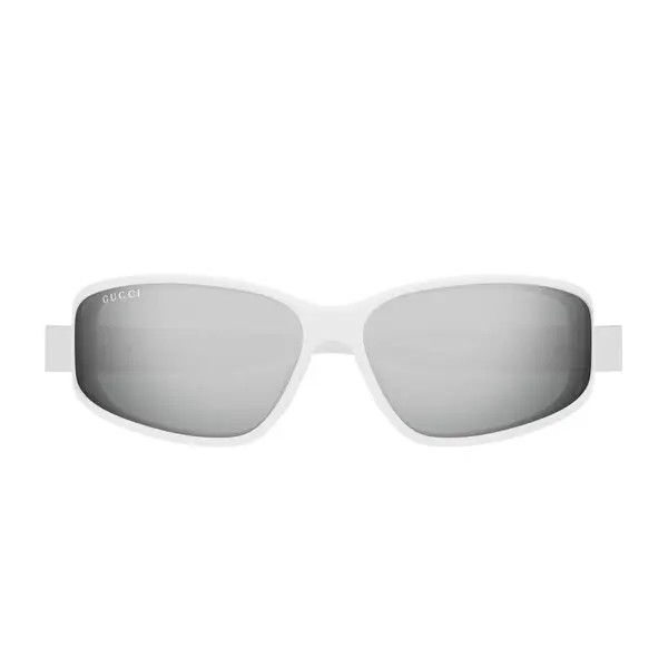 Gucci Linea Institutional Logo Sunglasses - White