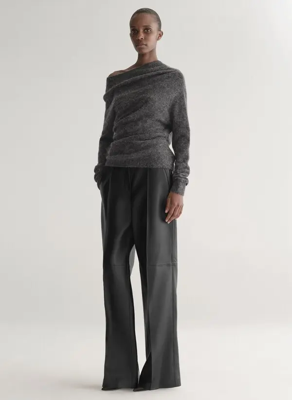 A.L.C. Freya Brushed Alpaca Sweater - Charcoal