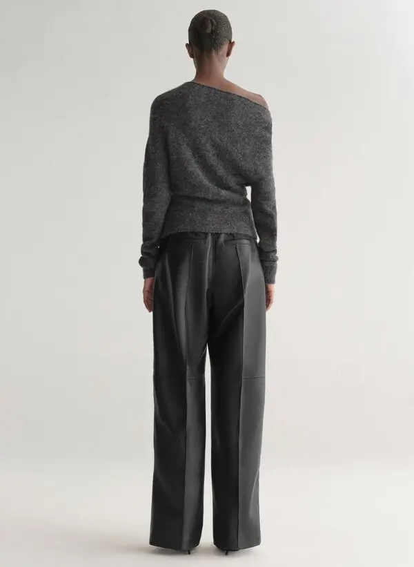 A.L.C. Freya Brushed Alpaca Sweater - Charcoal