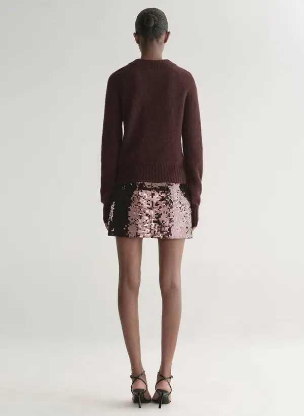 A.L.C. Cleo Sequin Mini Skirt