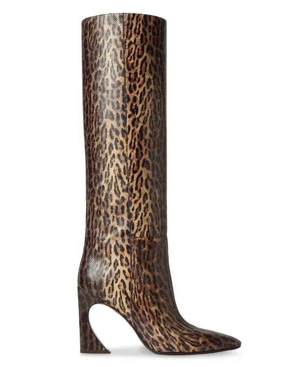 Fendi Arco Printed Karung High Heel Boots