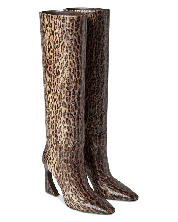 Fendi Arco Printed Karung High Heel Boots
