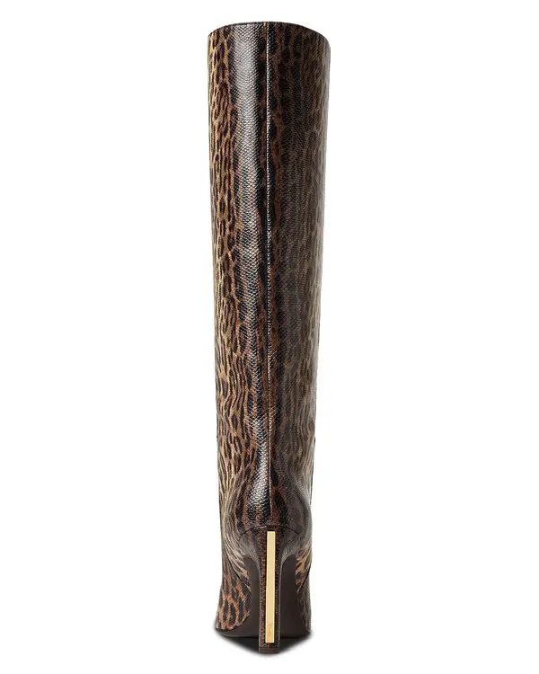 Fendi Arco Printed Karung High Heel Boots