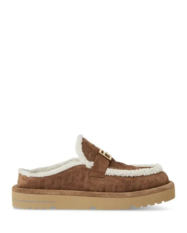 Fendi Apre Chic Shearling Lined Mules